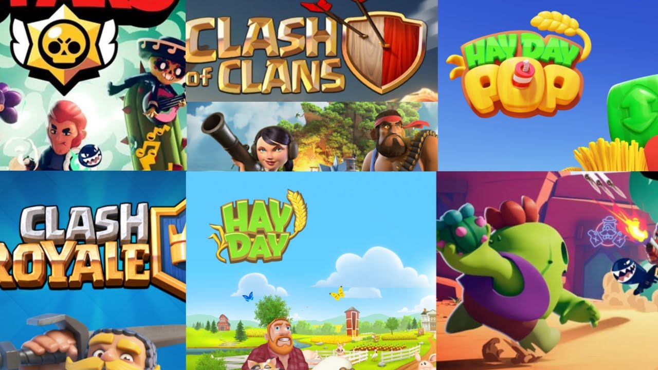 Playing every Supercell game in one video - YouTube