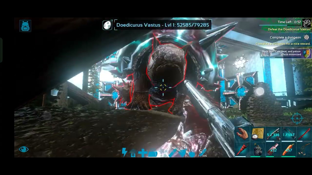 MY NEW BOSS FIGHT in ARK MOBILE BOSS NAME tricarot - YouTube