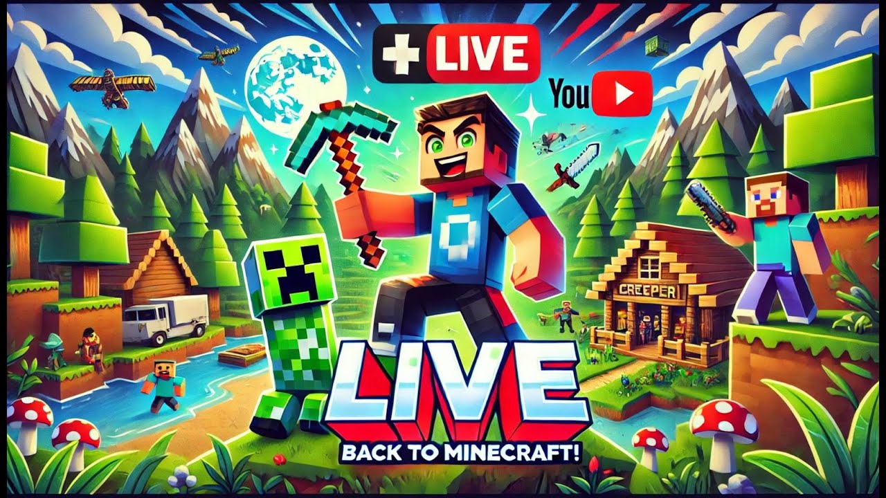 🌟 Back to Minecraft with Crelex! Epic Adventures Await! ⛏ - YouTube