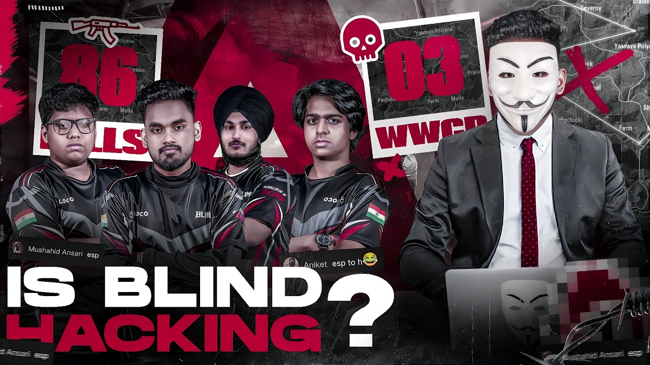 BLIND HACKERS?😵‍💫 ENDZONE FIGHTS 🔥 | 16 KILLS WWCD | BLIND ESPORTS ...