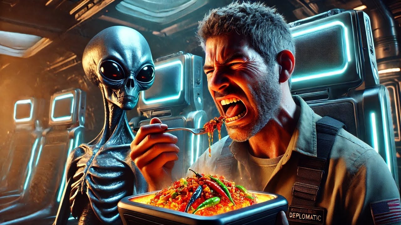 Aliens Saw the Human Eat Extreme Spice, He Grinned "It's My Favorite ...