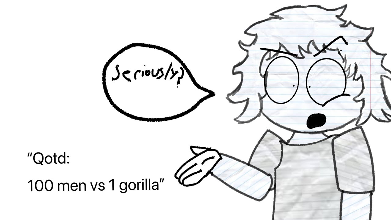 1 Man vs 100 Gorillas - YouTube