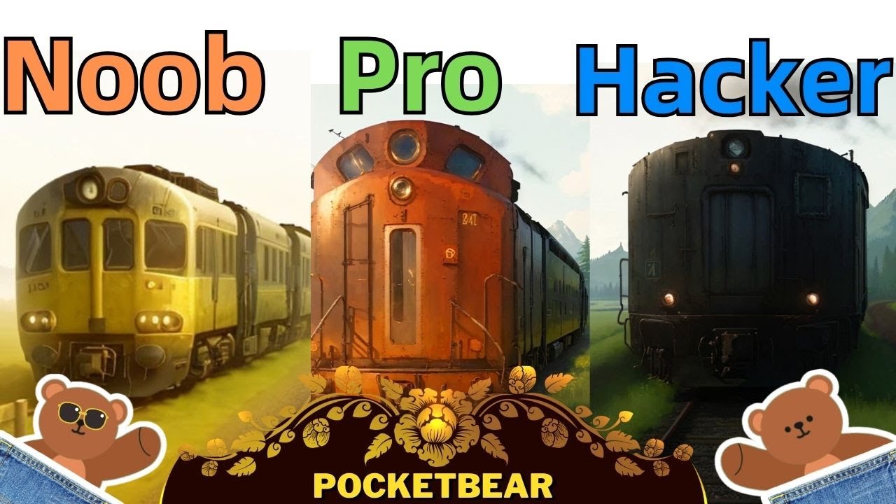 NOOB vs PRO vs HACKER - Train Tycoon: Idle Defense | @PocketBear470 ...