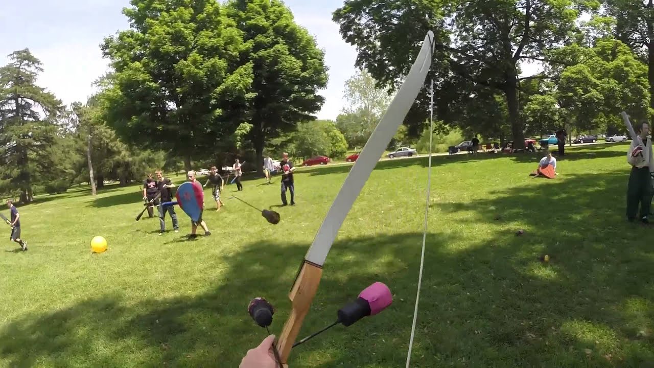 Belegarth Archery POV -Point of View- 2015 - YouTube