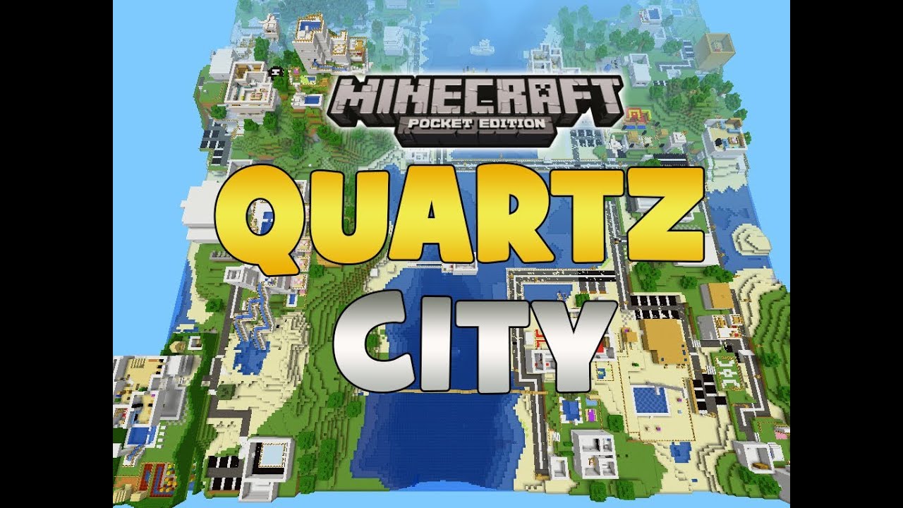 Quartz City - Minecraft Pocket Edition [IOS-FR-HD] - YouTube