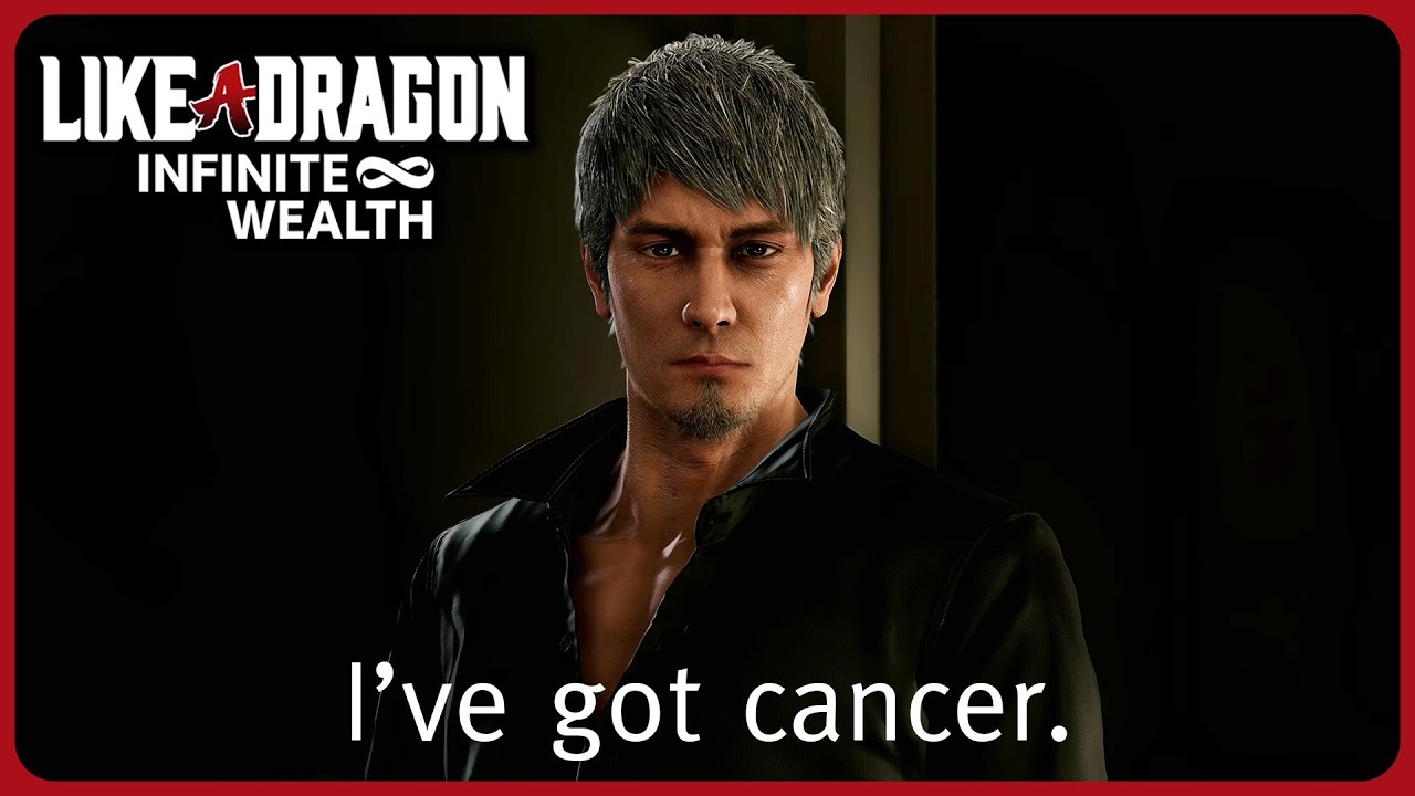 Kiryu reveals he has cancer - Like a Dragon: Infinite Wealth - YouTube
