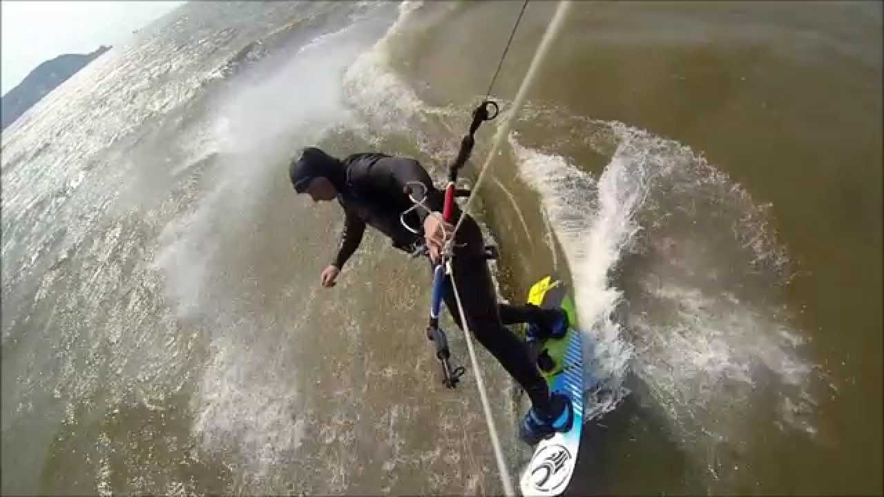 Kitesurfing 2014 Sakhalin island Ozone C4, Cabrinha Tronic - YouTube