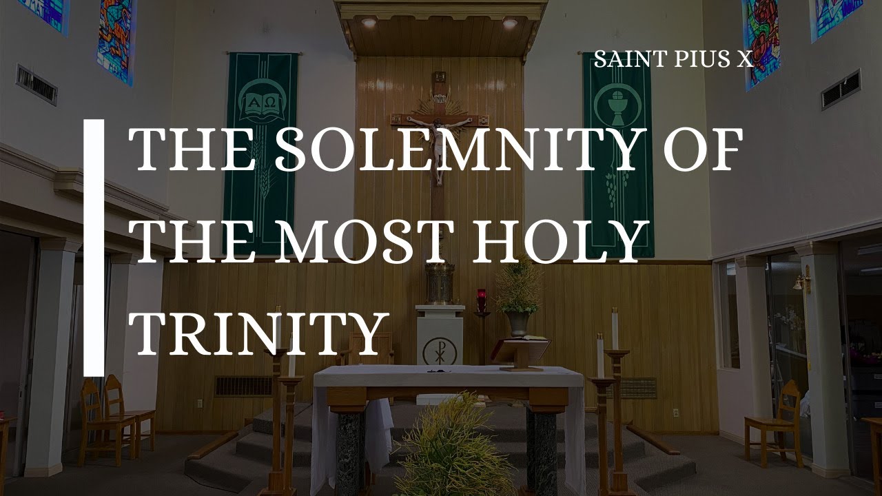Mass for the Solemnity of the Most Holy Trinity 2020 - YouTube
