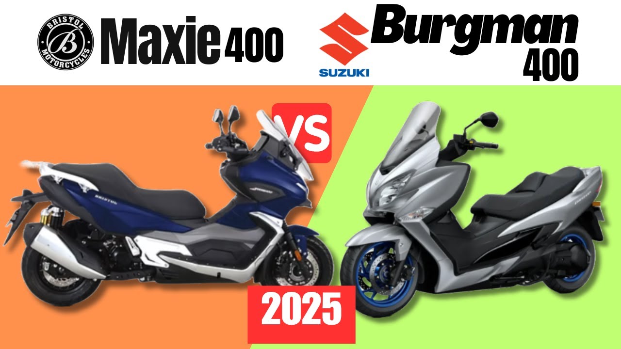 Bristol Maxie 400 vs Suzuki Burgman 400 | Side by Side Comparison ...