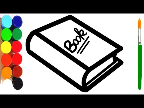 Book 📙 Drawing, Painting and Coloring for kids and toddlers | Draw book ...
