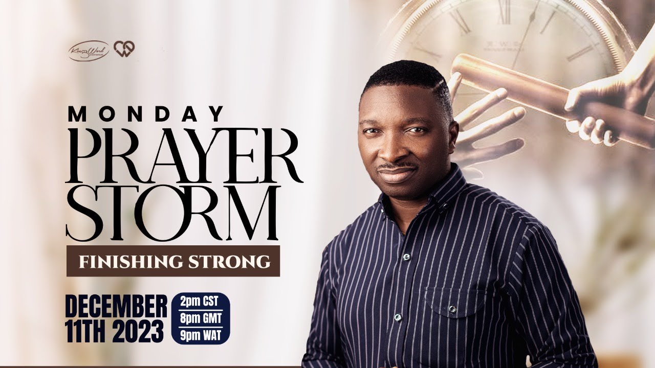 Finishing Strong | Monday Prayer Storm with Dr.Kay - YouTube