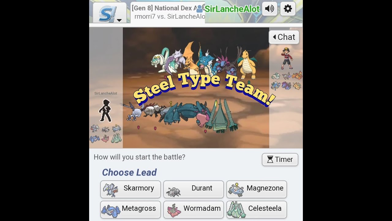 Pokémon Showdown Steel Type Team! - YouTube