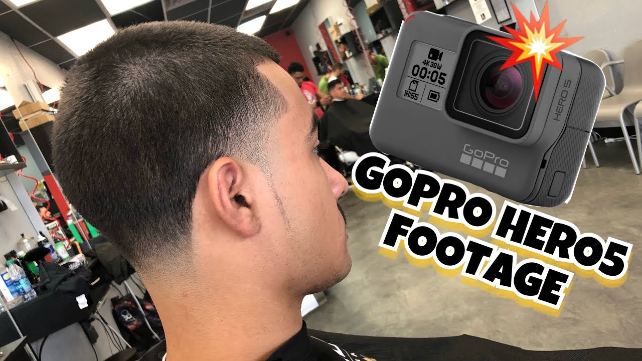 GoPro HERO 5 BLACK TUTORIAL | Barber Tutorial | Taper Fade - YouTube