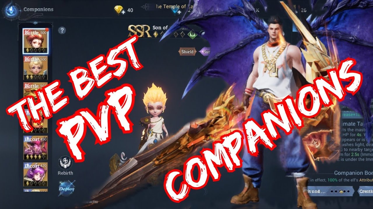 MU Origin 3 PvP Companions / The best PvP Comrade Setting - YouTube