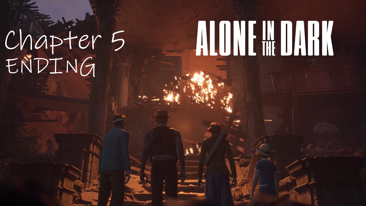 ALONE IN THE DARK - Chapter 5 - ENDING - Walkthrough - No Commentary ...