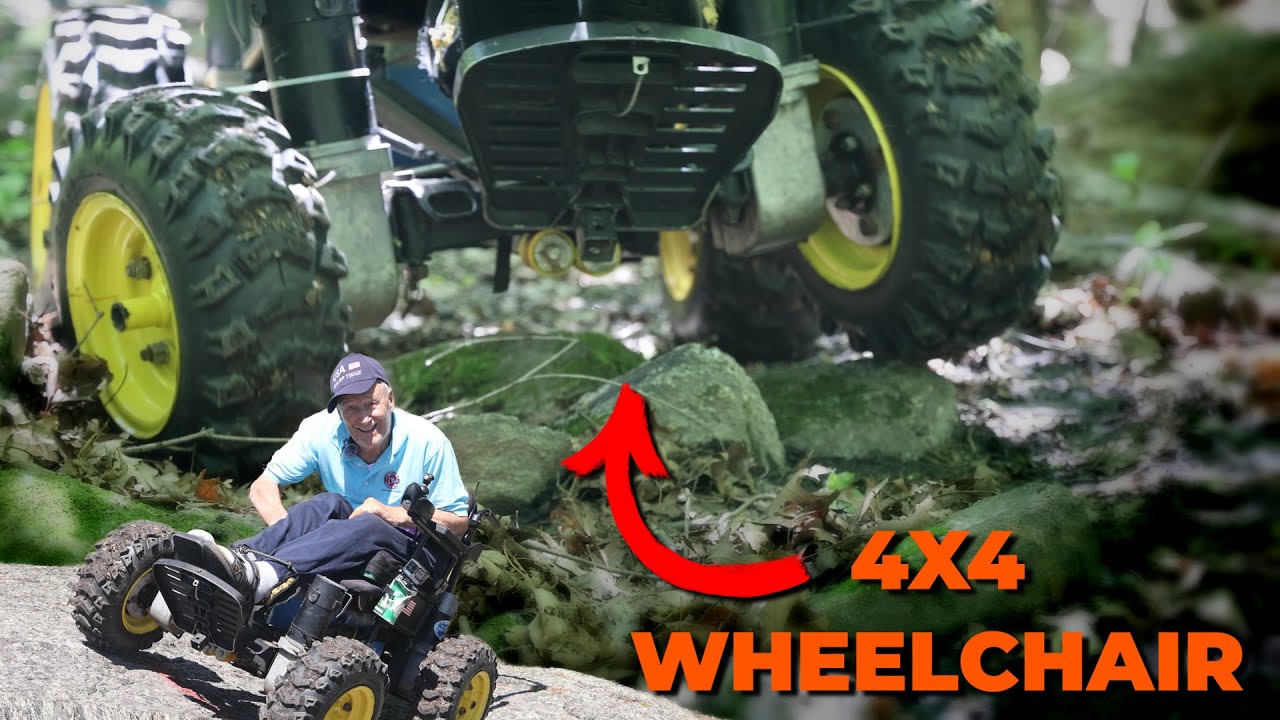 Off-Roading Through a Quarry Trail (DIY WHEELCHAIR) - YouTube
