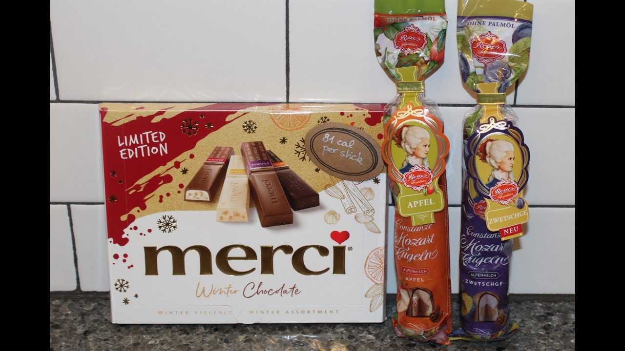 Merci Winter Chocolate Winter Assortment & Reber Constanze Mozart ...