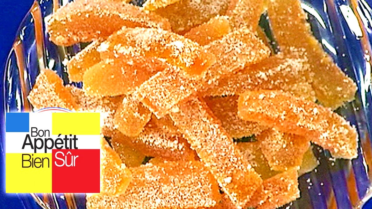 Zestes de pamplemousses confits [Recette] - YouTube
