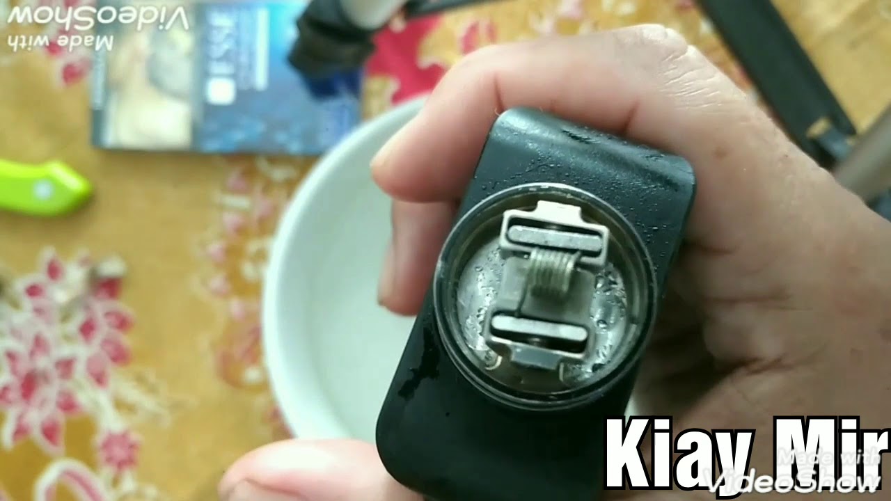 Tutorial cara membersihkan RDA dan mengganti kapas di Mod Vape ...