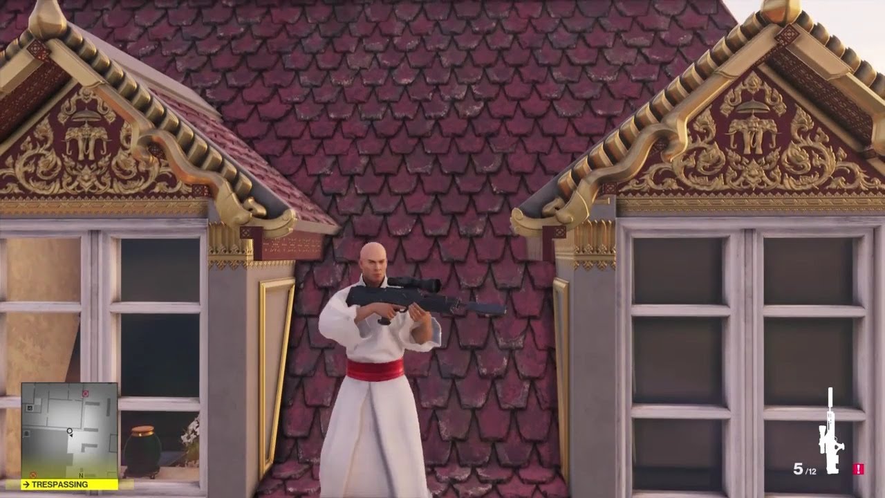 HITMAN 2 - The roof of Himmapan Hotel - YouTube
