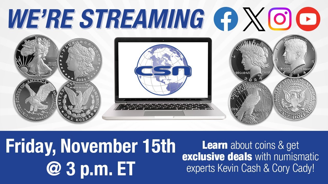 GOLD, SILVER & MORE LIVE at CSN Mint! - YouTube