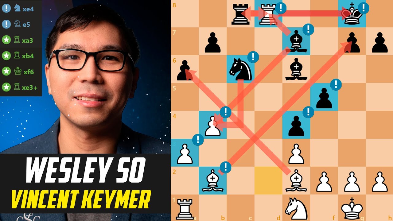 Great Game: Wesley So vs Vincent Keymer - So’s Tactical Masterclass ...
