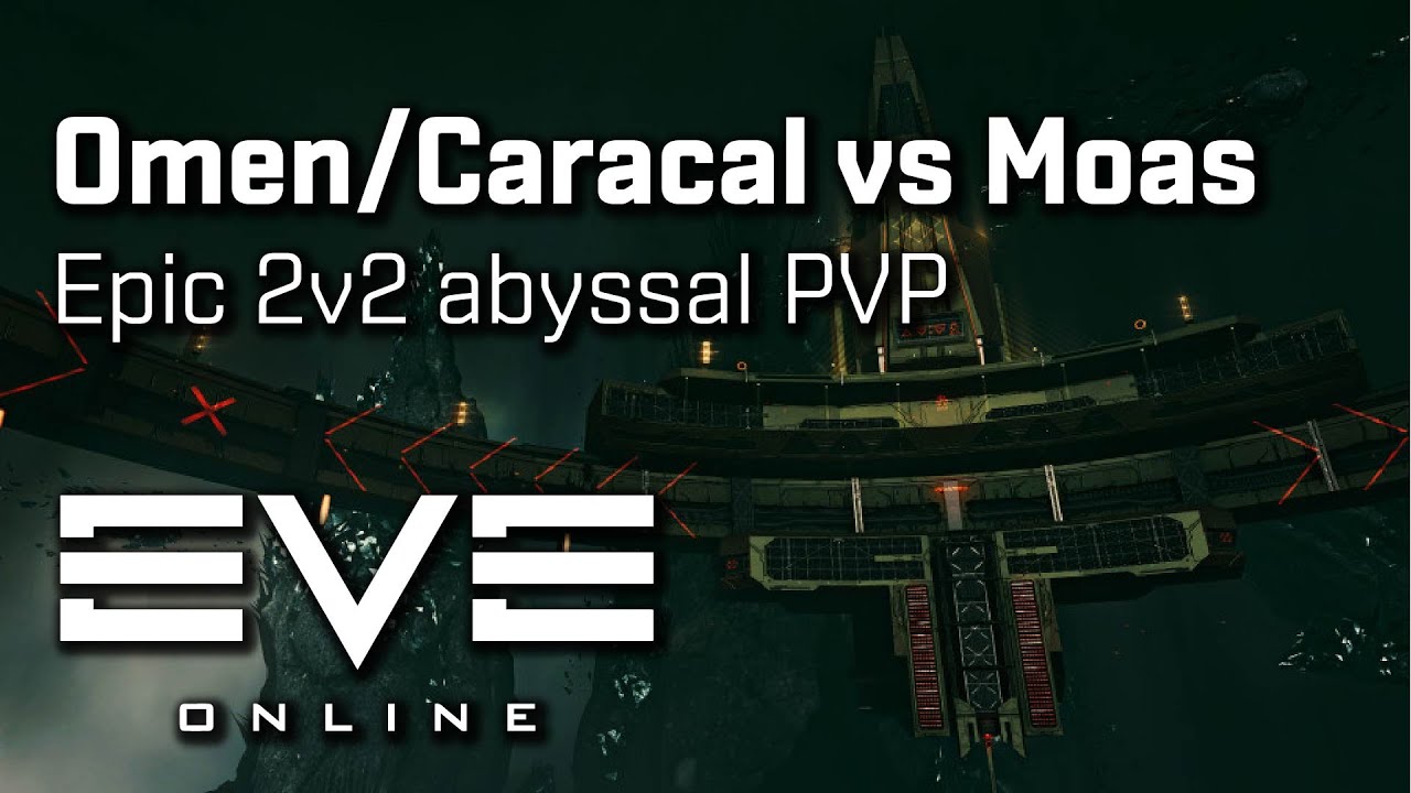 EVE Online - Kiting Omen in 2v2 Abyss PVP arena - YouTube