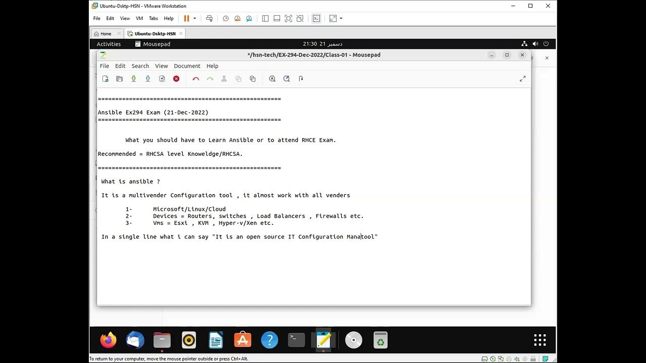 Day 01 Intro to Ansible Part1 - YouTube
