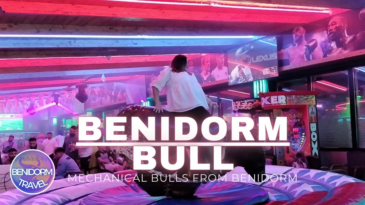 Mechanical Bull Benidorm! 29-03-24 - YouTube