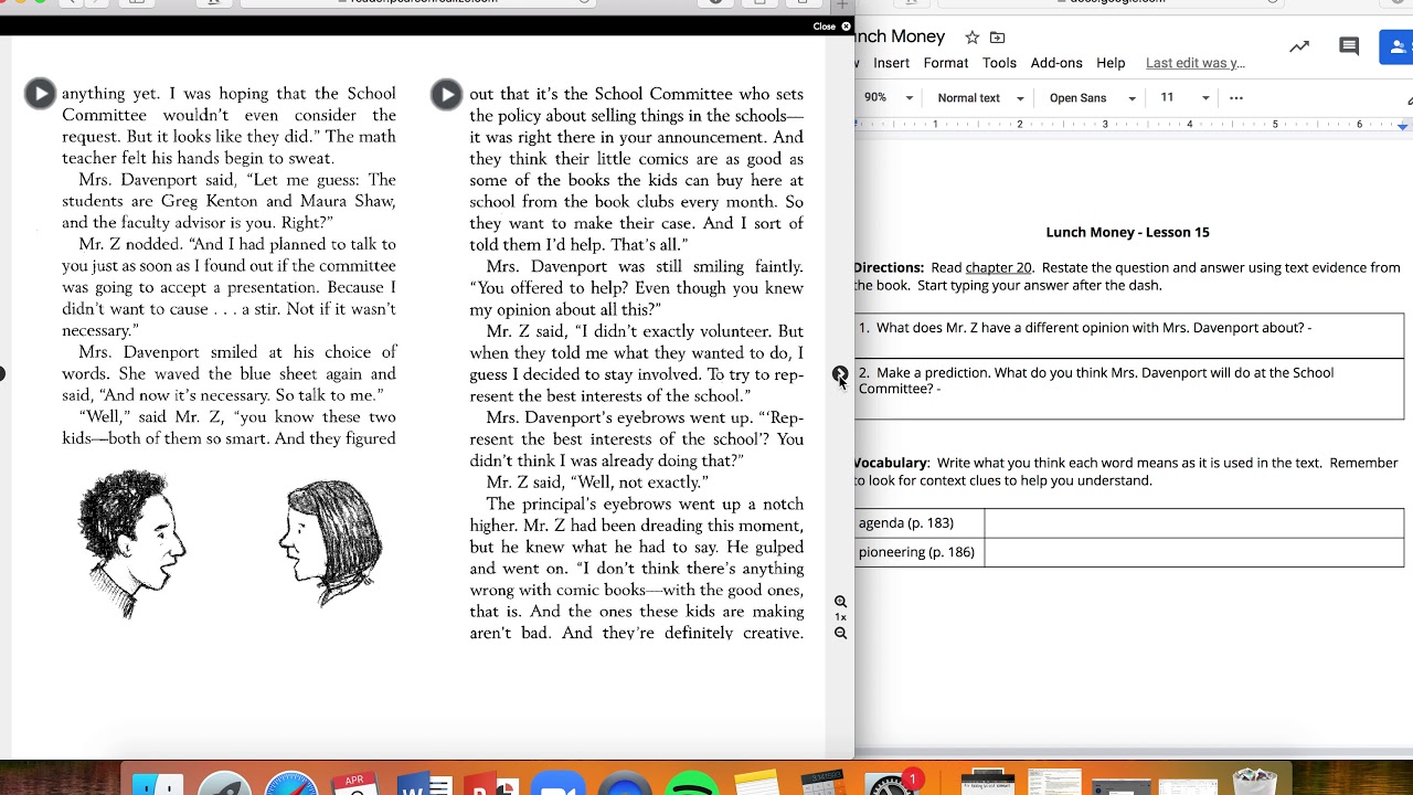 Chapter 20. Lunch Money - YouTube