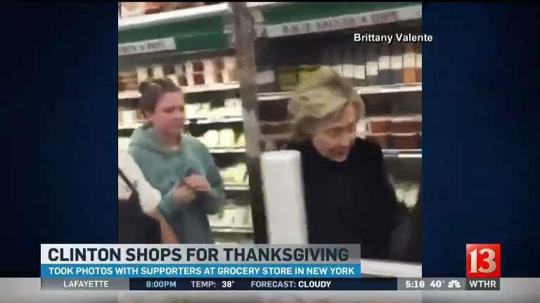 Hillary Clinton shopping in NY - YouTube