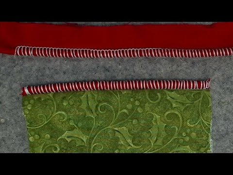 Create your own serger "Candy Cane Piping" on "Make It Monday!" - YouTube