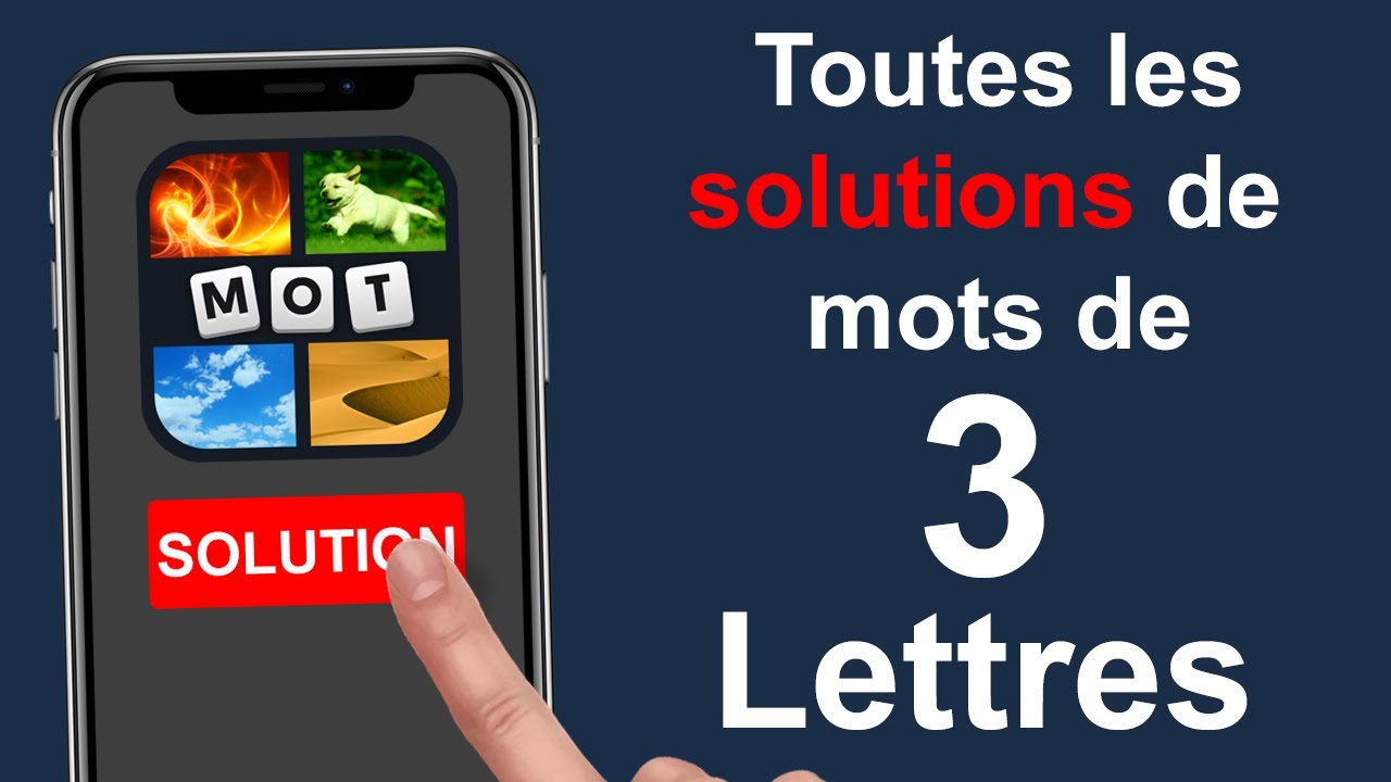 4 Images 1 Mot Solution 3 Lettres Facile Et Rapide Voir YouTube