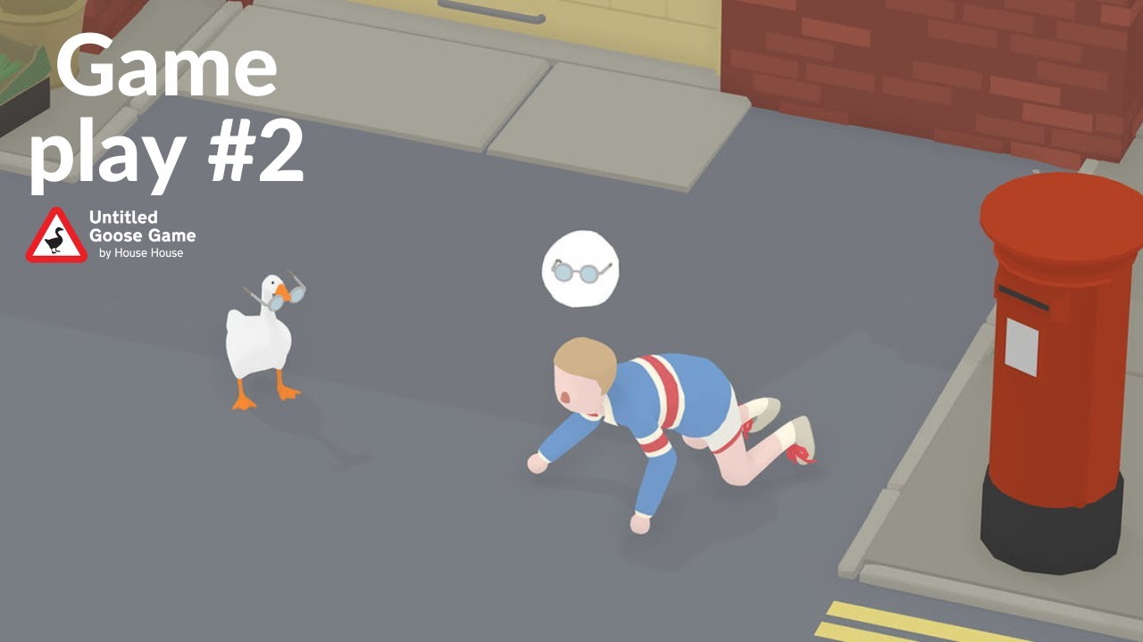 The funny duck is back | Untitled Goose Game #2 - YouTube