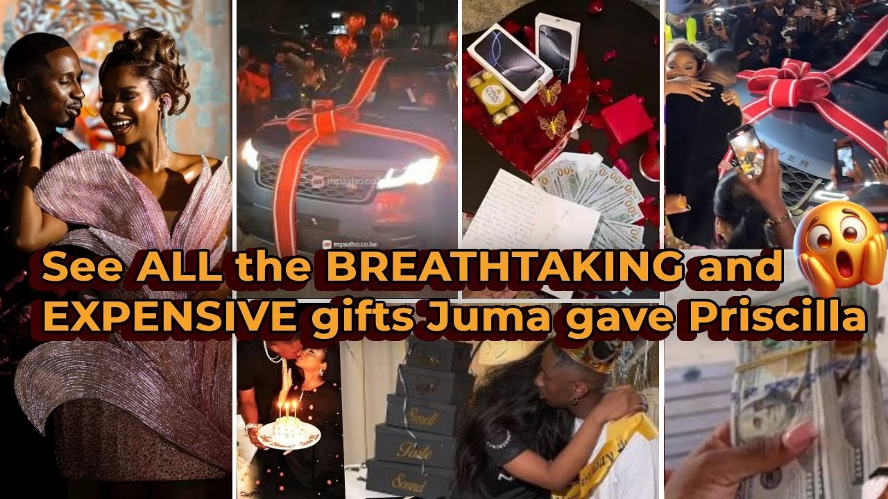 Unbelievable Amount of gifts Juma Jux has gifted Priscilla - YouTube