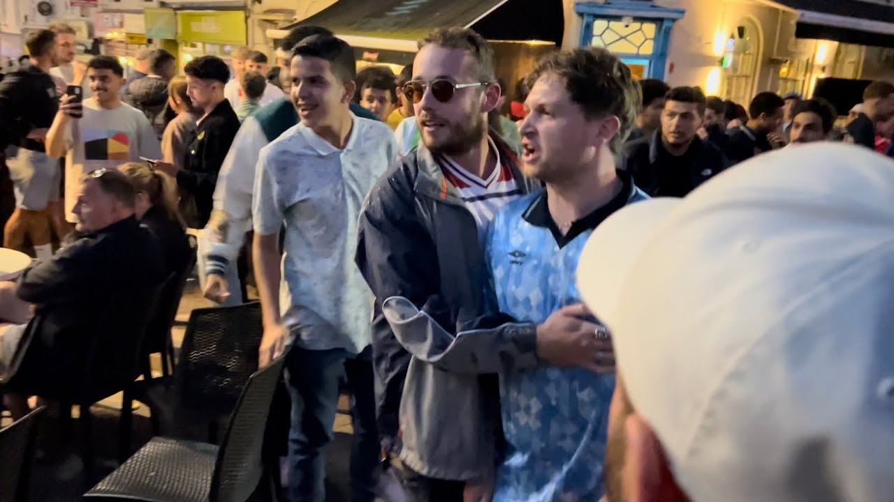 Angry English Supporter Fighting after England defeat in Euro 2024 ...