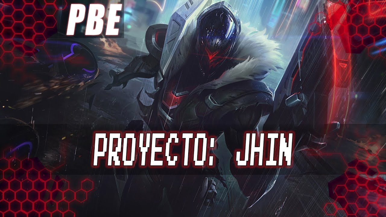 Nuevo Skin - PROYECTO: Jhin (PROJECT: Jhin) 1350RP - YouTube