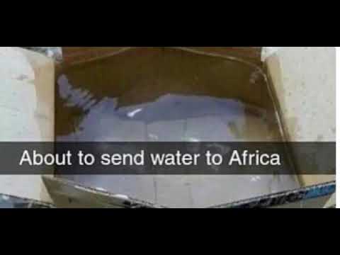 About to send water to Africa! - YouTube