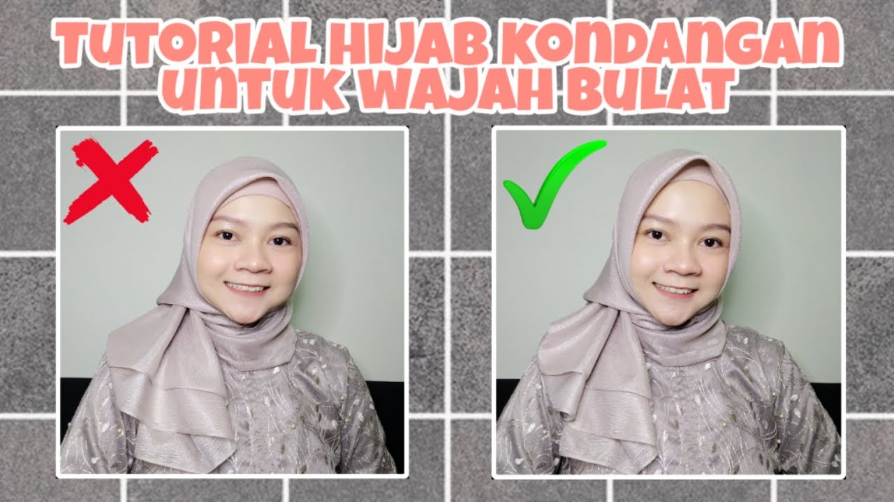 5 Tutorial Hijab Segi Empat Untuk Kondangan - YouTube