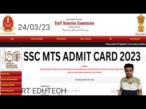 SSC MTS ADMIT CARD, APPLICATION STATUS 2023 RELEASED DATE OFFICIAL DECLARED? SSC MTS EXAM DATE ...