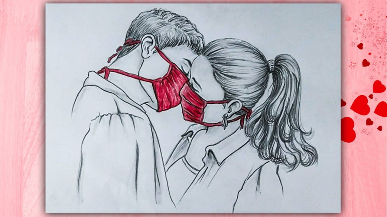 How to draw Valentine's day drawing | step by step pencil drawing for ...