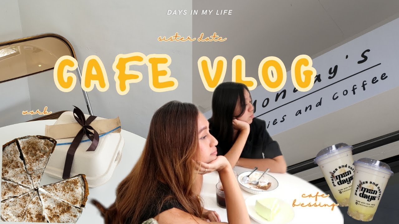 CAFE VLOG #2: cafe blessing, making drinks, sister date - YouTube