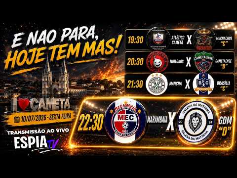 🔴AO VIVO🔴 JIV 2026 - 4° RODADA | MARAMBAIA VS GDM | CAMETÁ - PA