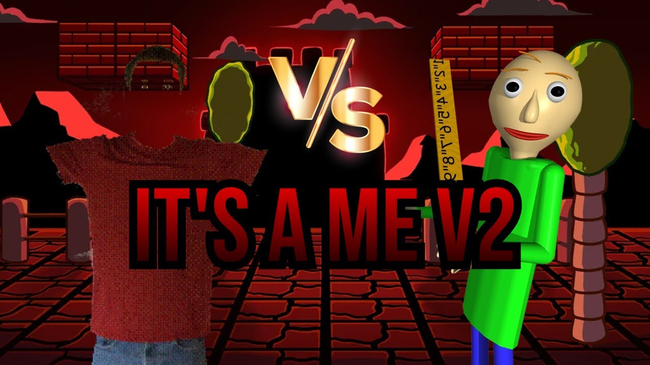 Null's Madness | It's a Me V2 but Null and Baldi sing it (FNF Cover ...
