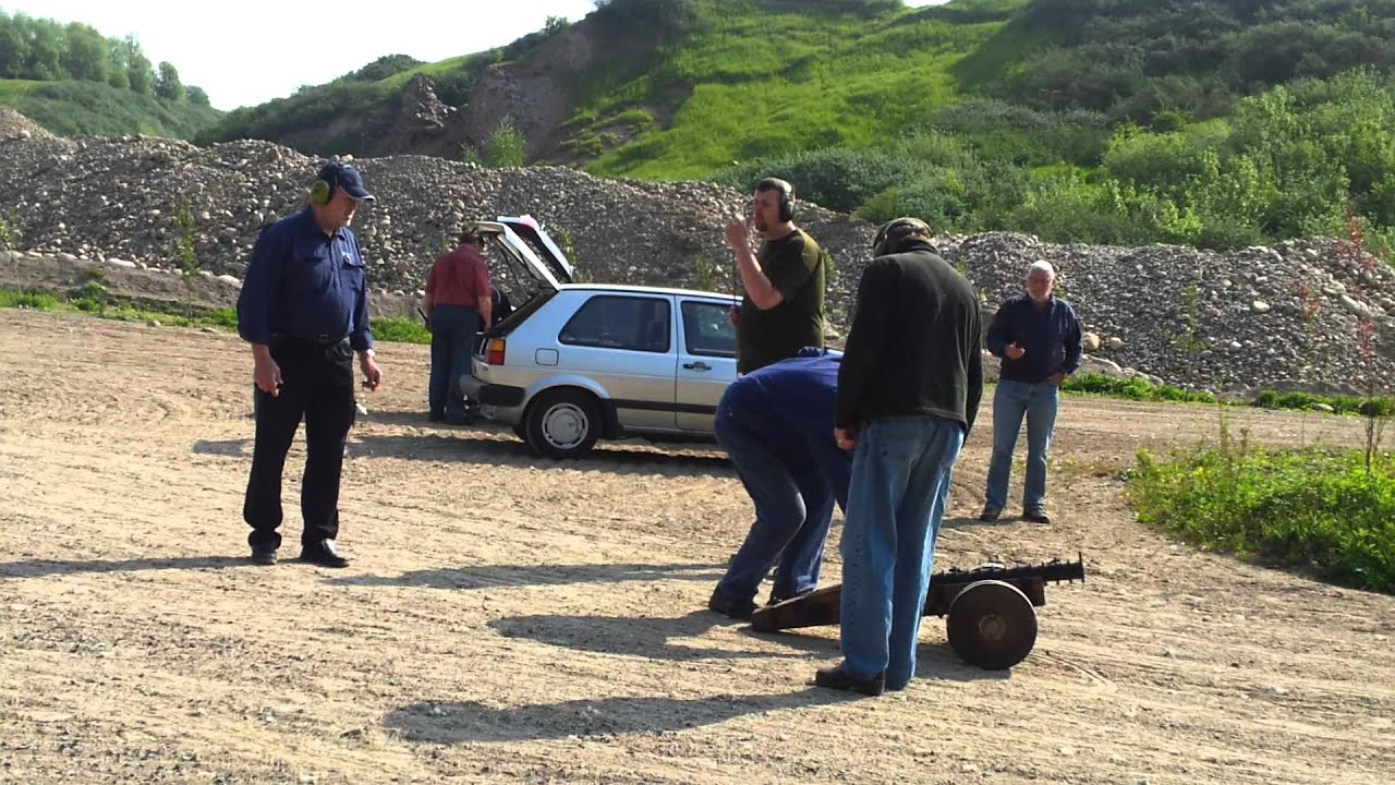 Some medieval cannon at our shooting range - YouTube