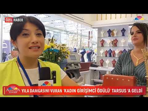 Yıla Damgasını Vuran Kadın Girişimci Ödülü Tarsuslu Yüksel DAVARCI  Hanımefendi aldı. TEBRİKLER