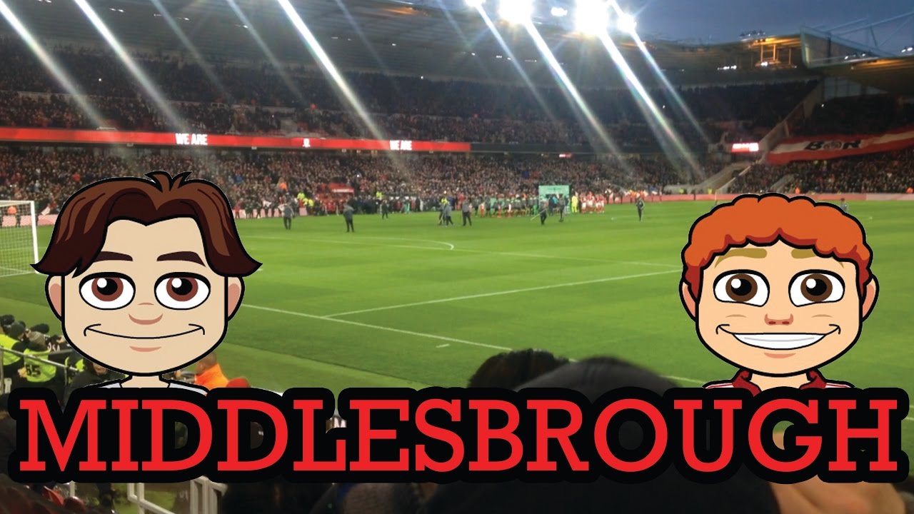 Chelsea fans at Middlesbrough away - YouTube