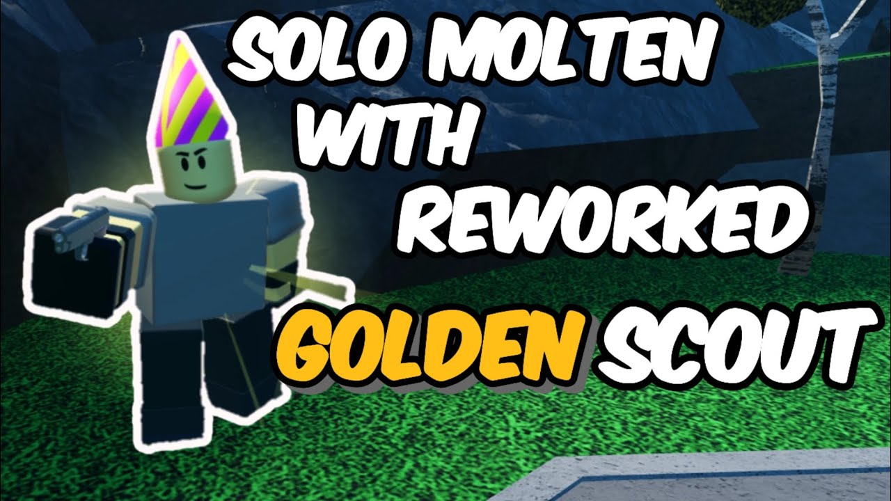 Solo Molten with only reworked Golden Scout + support tower | Roblox ...