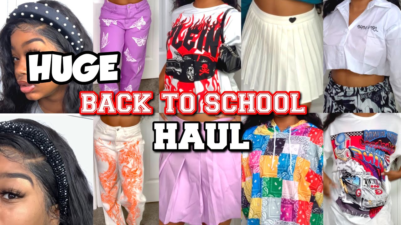 HUGE BACK TO SCHOOL SHEIN HAUL 4th EDITION | Trinity Aniyah - YouTube