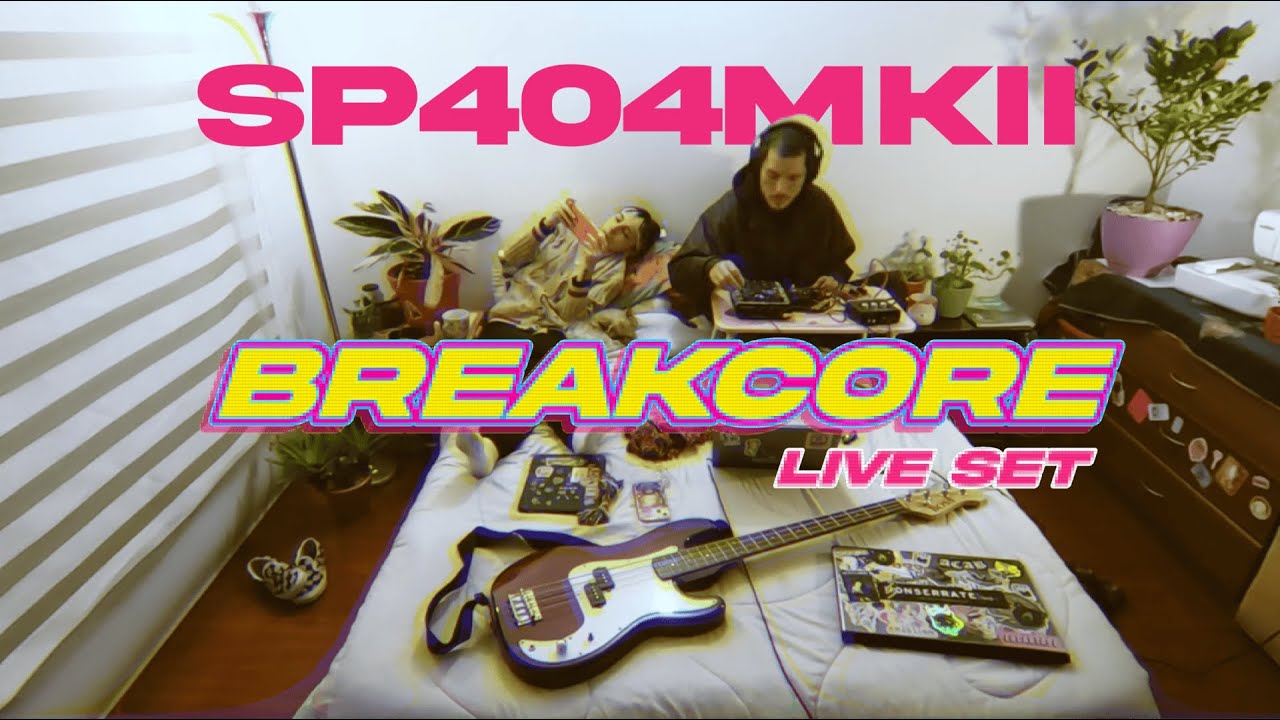 SP 404MKII BREAKCORE LIVE SET // St4rF1Sh - YouTube